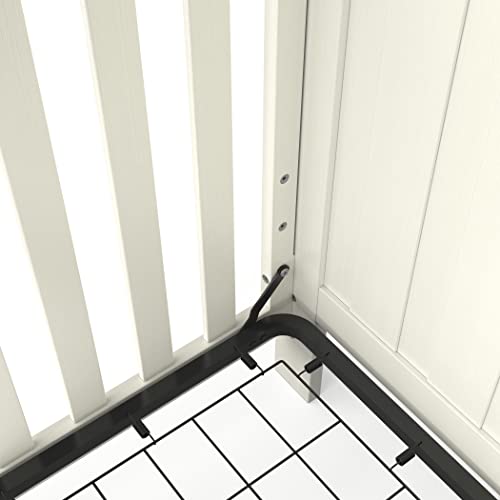 Child Craft Calder 4-in-1 Convertible Baby Crib, Brushed Cotton