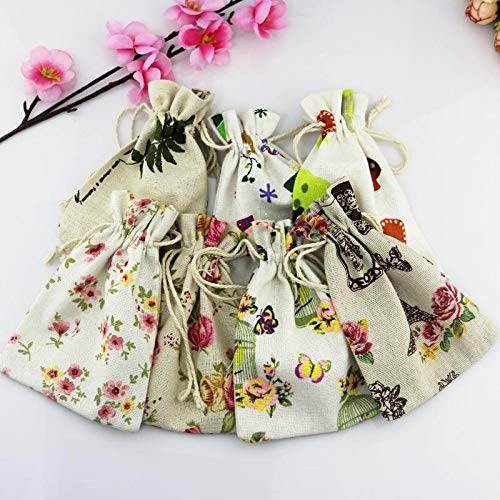500Pcs Multi Colors Styles Drawstring Jewelry Bag Cotton Cloth Gift Bags 1014cm Gifts Packing