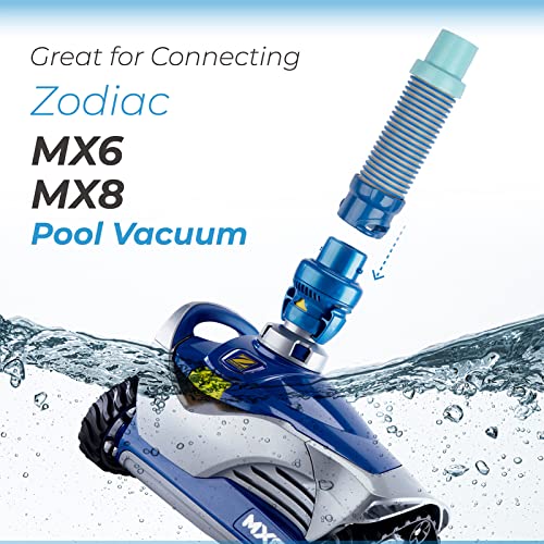 ANTOBLE X77094 Pool Vacuum Hose Adapter for Zodiac MX6 MX8 Pool Cleaner, Swimming Pool Suction Adapter Leaf Catcher Hose Adaptor