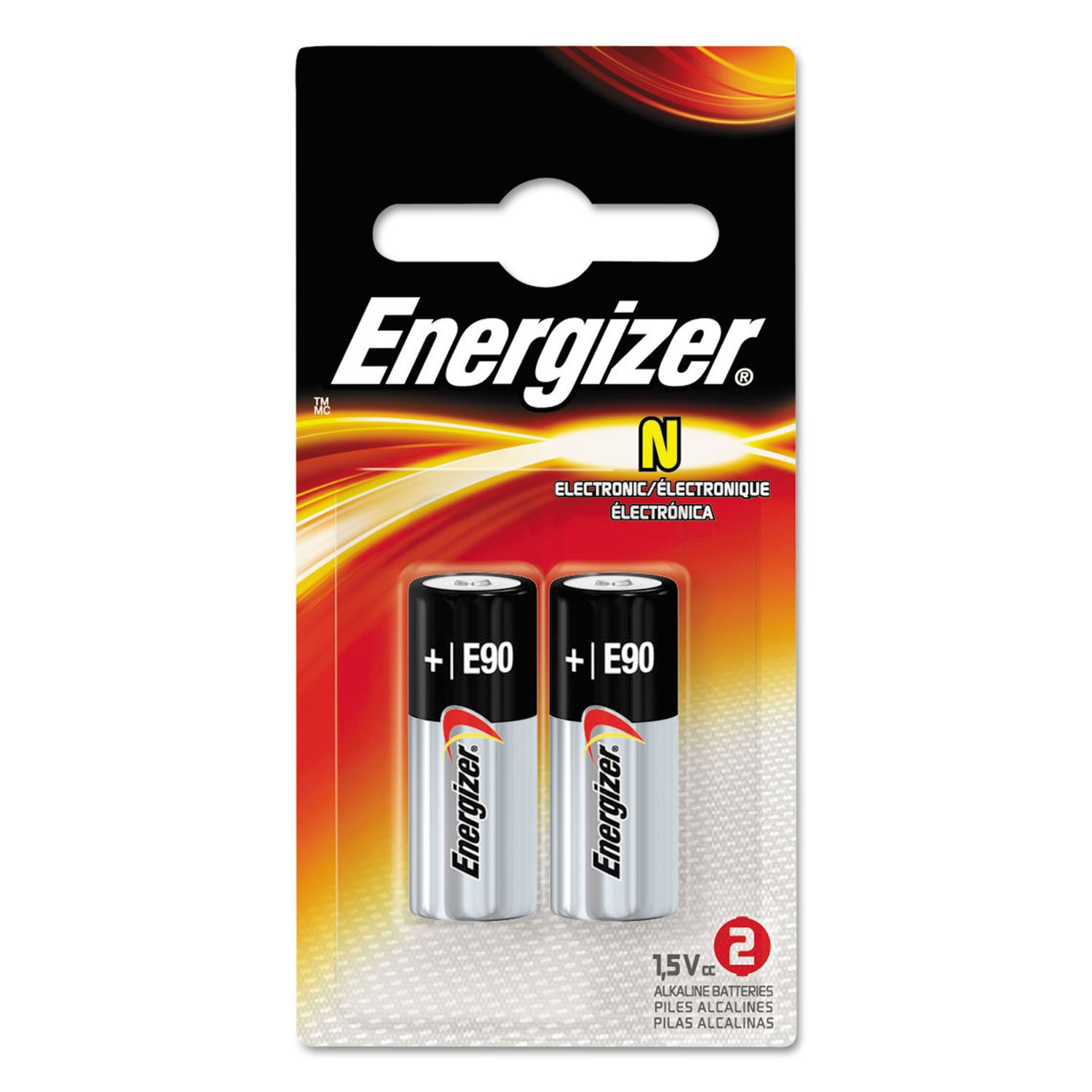 Energizer E90BP2 Alkaline Battery,"N" Size, 2/PK