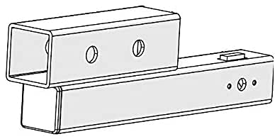 Ride KAC High-Low Hitch Adapter, Heavy Duty with Patented Anti-Wobble Mechanism, Drop Or Rise Hitch Height, 2" Hitch