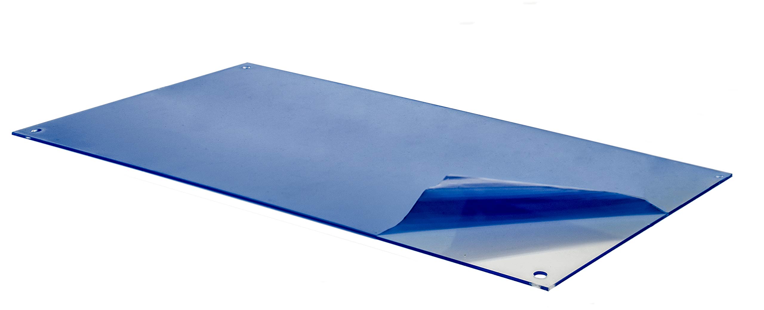 Pet Cage Liner 14" x 4.5" with Holes Zip Ties Urine Guard Pack of 8 Flexible Clear Sheet Rabbit Guinea Pig Side Lining Habitat Siding No Mess Protection Cage Edge Liners By Marketing Holders