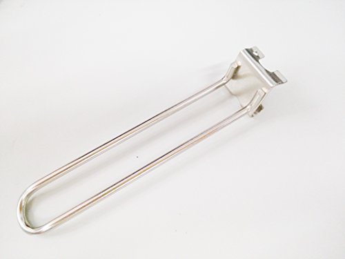 FixtureDisplays® 6" Gridwall Wire Hook Double Euro Safety Hook Zinc Plated Pack of 10 Hooks 11583