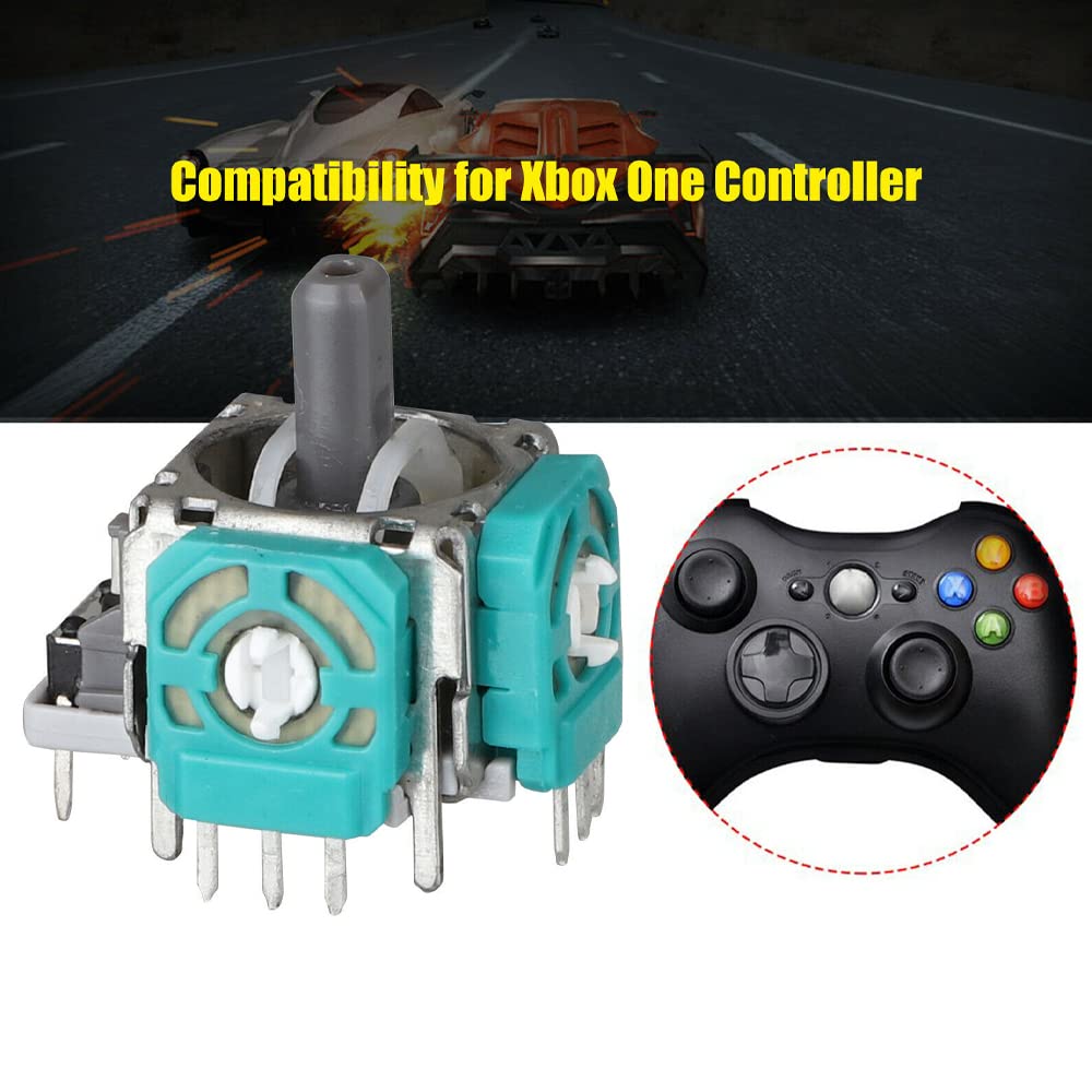 Acxico 1Set Analog Joystick Cap Repair Tool Kit for Xbox One Controller Replacement Thumbsticks Cap T6 T8 Torx Screwdriver Thumbstick Caps Repair Set