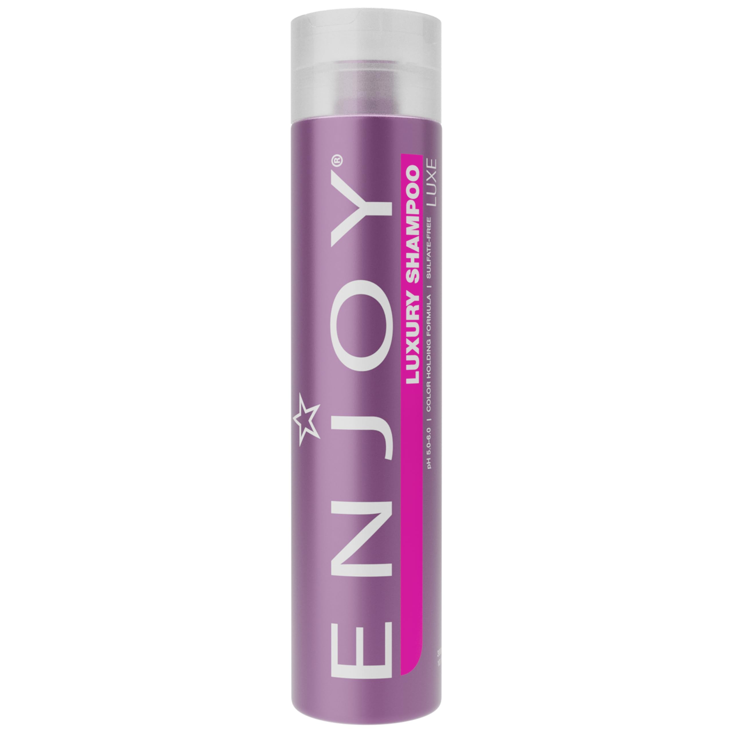 Enjoy Sulfate Free Luxury Shampoo Moisturizing Formula for Smoothness & Frizz Control for Luxurious Silky Hair (10.1 fl oz)