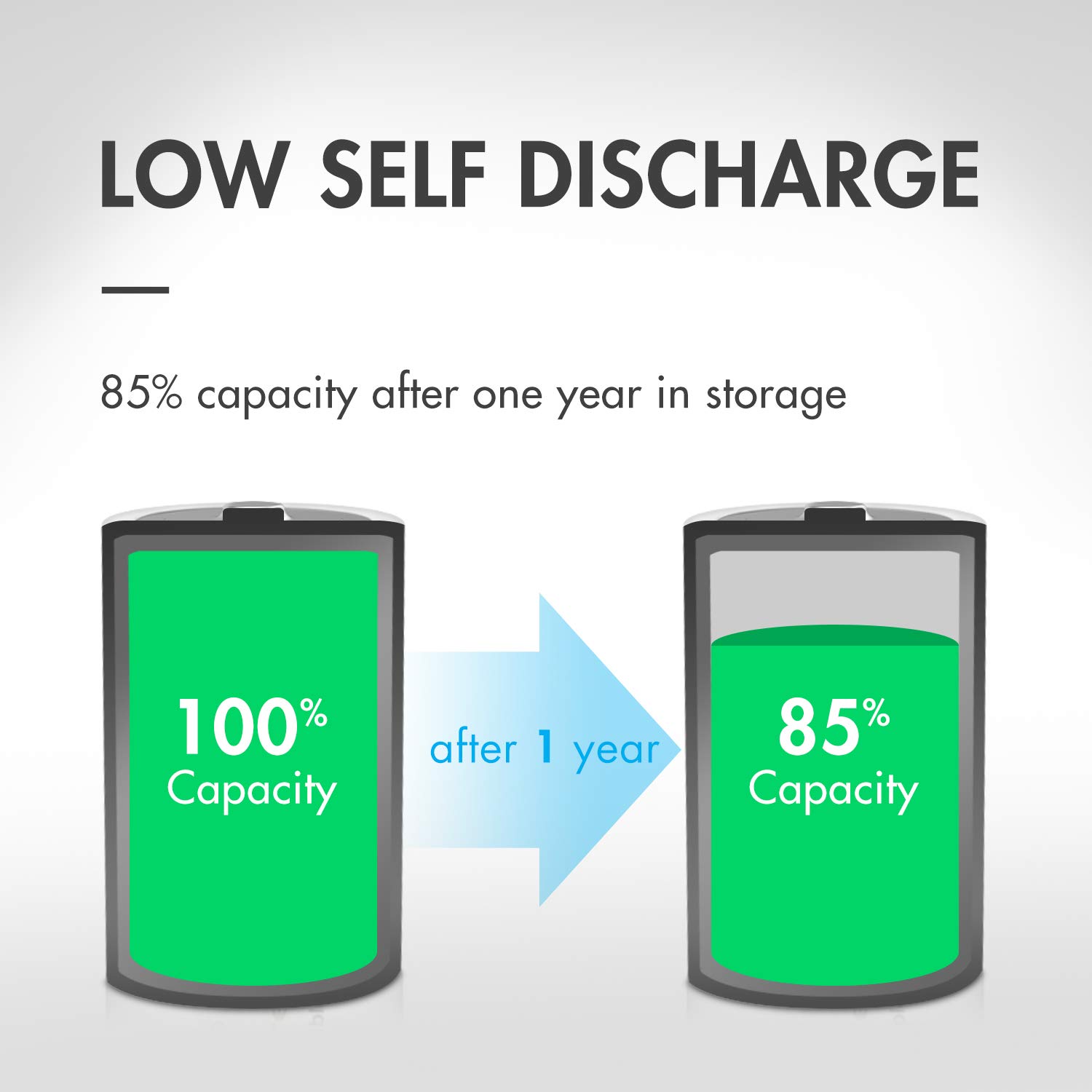 Tenergy Centura NiMH Low Self Discharge Rechargeable Battery Assortment Pack, Includes Battery Sizes AA AAA C D Rechargeable Batteries, 24 Pack