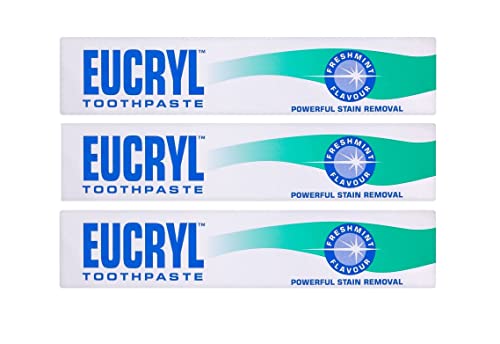 Eucryl Freshmint Powerful Stain Removal Toothpaste 50Ml- Pack of 3