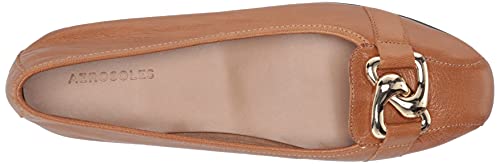 Aerosoles Women's Bristol Ballet Flat, TAN Leather, 7