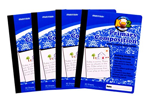 Mintra Office Primary Composition Books (24 units (6-4pks), Primary Ruled)