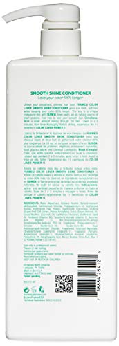Framesi Color Lover Smooth Shine Conditioner, 33.8 fl oz, Sulfate Free Conditioner with Coconut Oil and Quinoa, Color Treated Hair