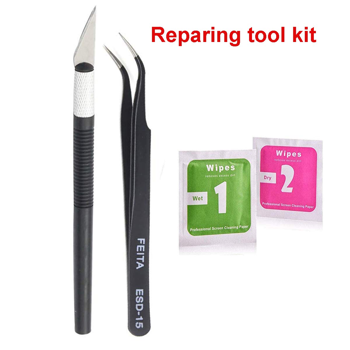 Afeax OEM Original Back Rear Sapphire Camera Glass Lens Replacement for iPhone 11 and iPhone 11 Pro and iPhone 11 Pro Max with Reparing Tool