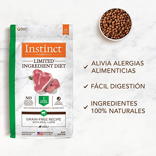 Instinct Limited Ingredient Diet Grain Free Recipe with Real Lamb Natural Dry Dog Food, 20 lb. Bag