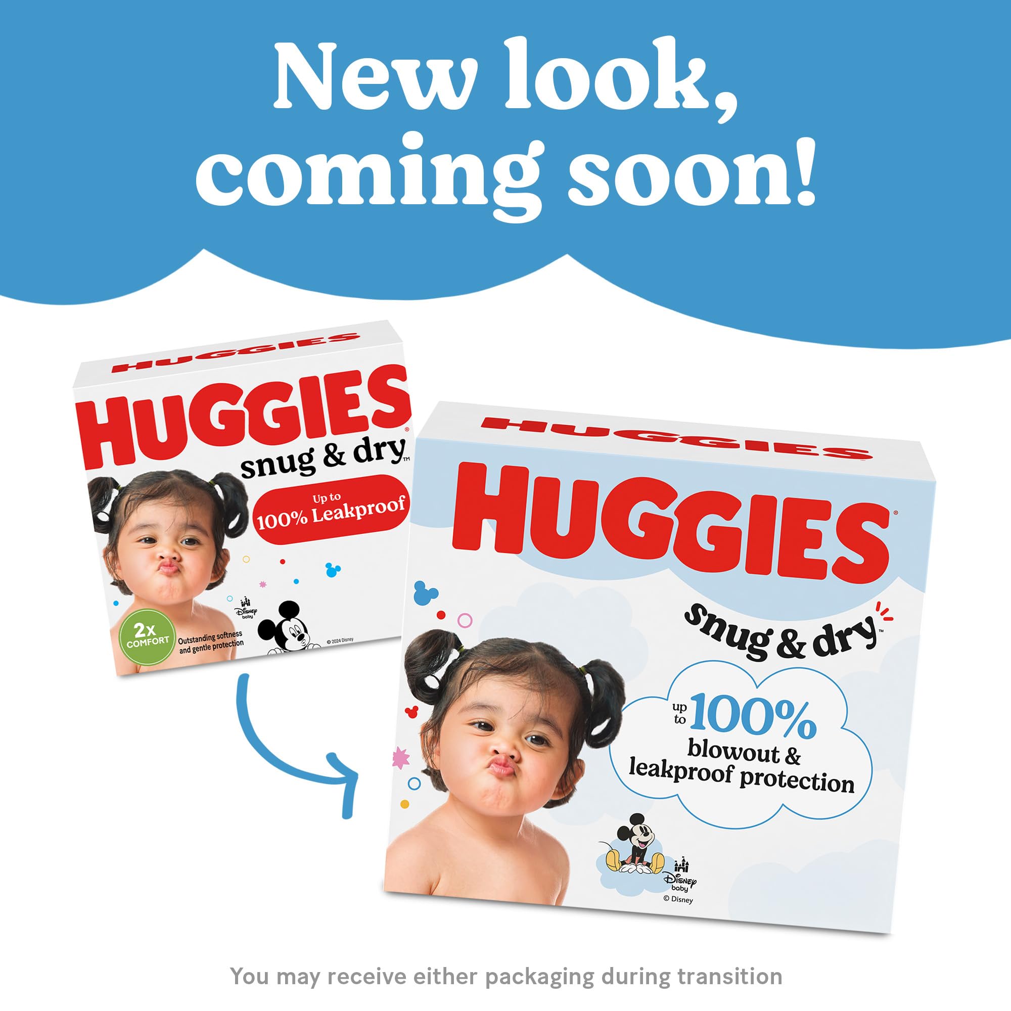 HUGGIES Snug & Dry Diapers, Size 4, 172 Count, HUGE PACK (Packaging May Vary)
