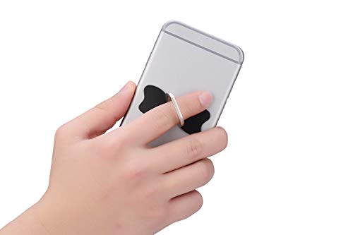 lenoup 4 Pack Cell Phone Bow Ring Holder,Bowknot Phone Ring Kickstand,360 Rotation Cell Phone Finger Ring Grip for Almost All Phones,Pad