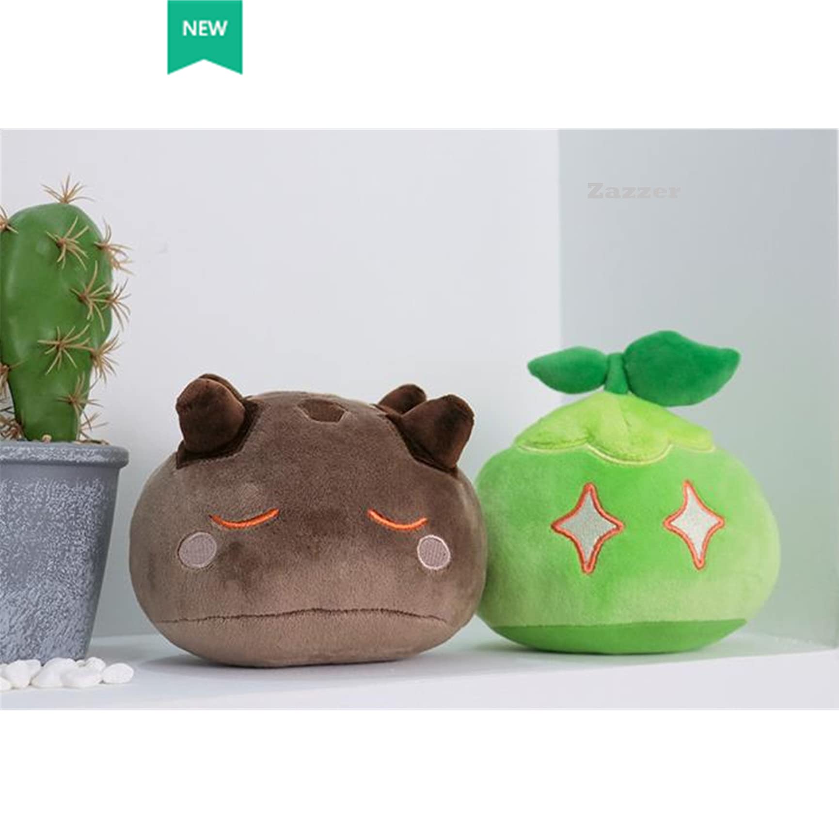 Childrenās Plush Toy Slime Plush 3.9" Set, Monster Plush Role-Playing Game Fan Props (7pcs)