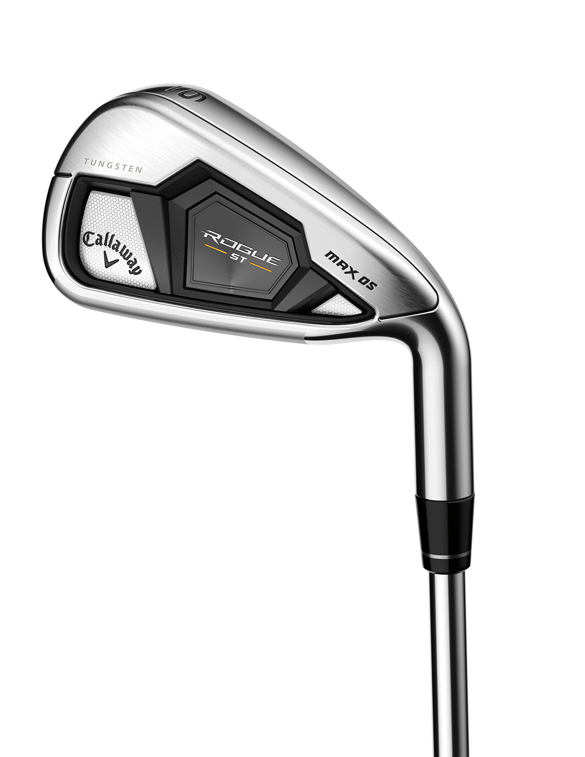 Callaway Golf Rogue ST Max OS Iron Set (Right Hand, Steel Shaft, Regular Flex, 6 Iron - PW, Set of 5 Clubs)