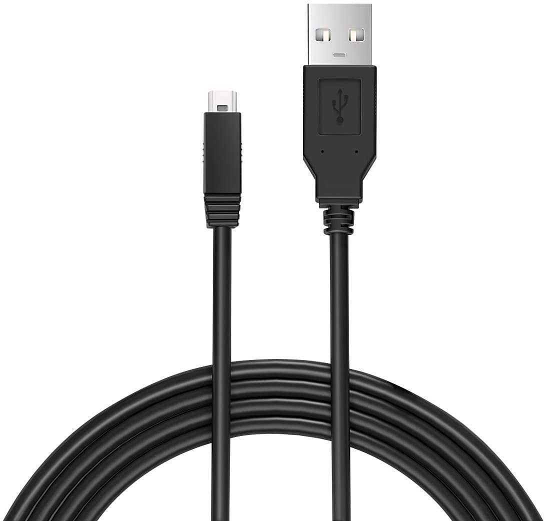6amLifestyle USB Charger Cable Compatible with Nintendo Wii U Gamepad Controller 10 Feet Long USB Power Charging Cord