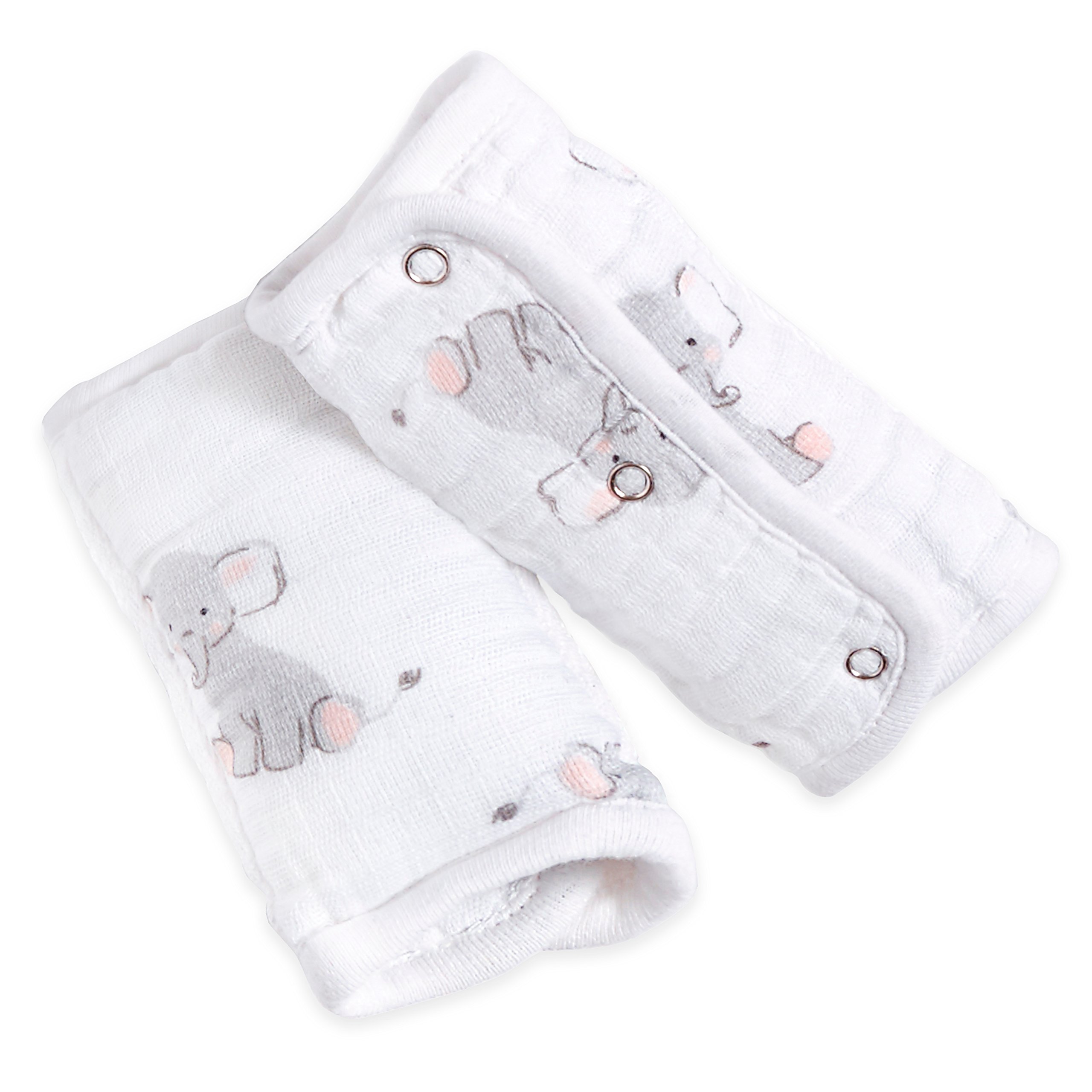 Aden by aden + anais Classic Car Seat Strap Covers, 2-Pack, to The Moon
