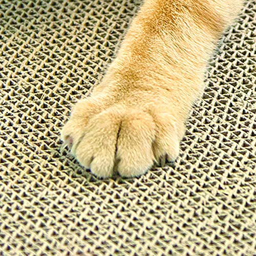 Kitty City XL Wide Corrugate Cat Scratchers 3 Pieces, Cat Scratching, Cat Scratch Pad, Door Clips