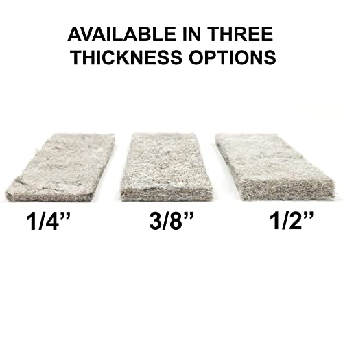 Mohawk Home 8' x 10' 1/4 Rug Pad 100% Felt Protective Cushion, Premium Comfort Underfoot – Safe for All Floors