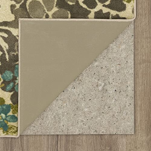 Mohawk Home Aurora Radiance Aqua Abstract Floral Accent Area Rug, 2'6"x3'10", Blue/Green