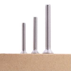 6-32 x 3/4" (100 pcs) Flat Head Machine Screws, 304 Stainless Steel (18-8), Phillips Drive, Cross Recessed 80° countersunk Head Screws, Coarse Thread UNC, ANSI B18.6.3-2