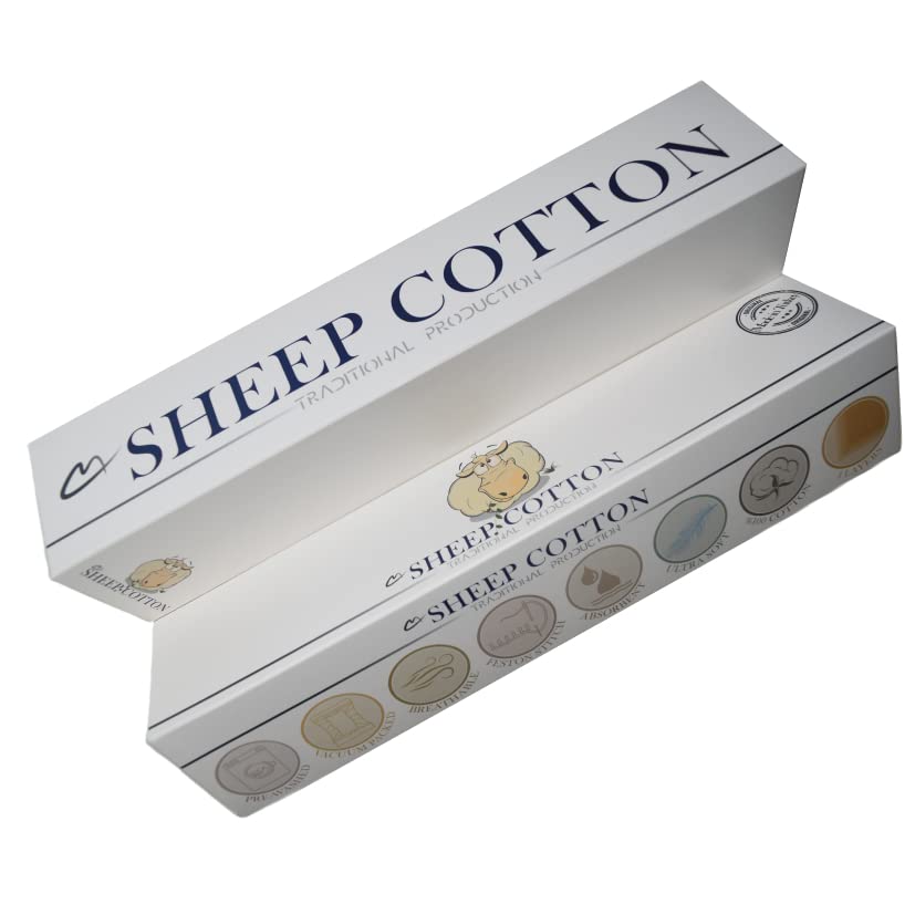 CM SHEEPCOTTON Turkish Muslin Burp Cloths0 Cotton 7 Pack Large 4 Layers Extra Absorbent Soft and Breathable Pre-Washed Feston Stitch Vacuum Packed
