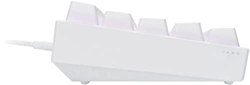Corsair - K65 RGB Mini Wired 60% Mechanical, CH-9194114-NA, Cherry MX Speed Linear Switch Gaming Keyboard with PBT Double-Shot Keycaps - White (Renewed)