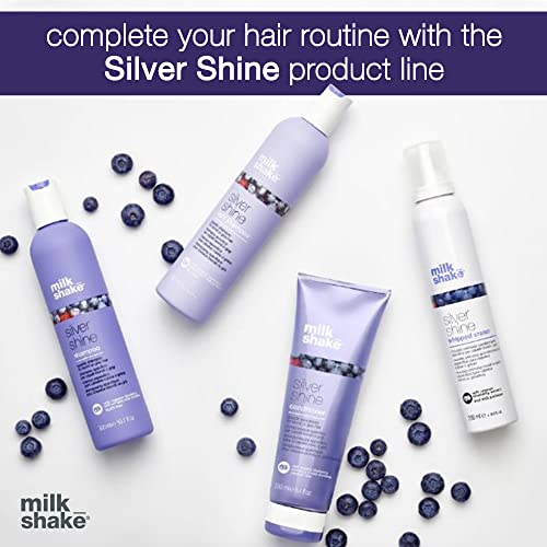milk_shake Silver Shine Light Purple Shampoo for Blonde Hair - Blonde Toner for Brassy Hair