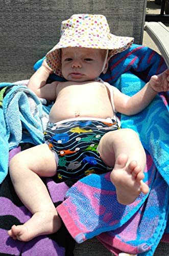 storeofbaby Swim Diapers 2pcs One Size Reusable Adjustable Water Diaper