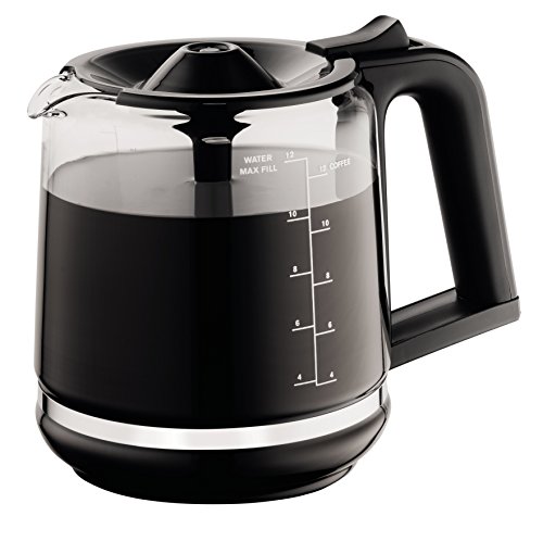 KRUPS XB112050 Replacement Carafe Compatible with EC3110 EC3130 EC3140, Capacity, 12 Glass Cups