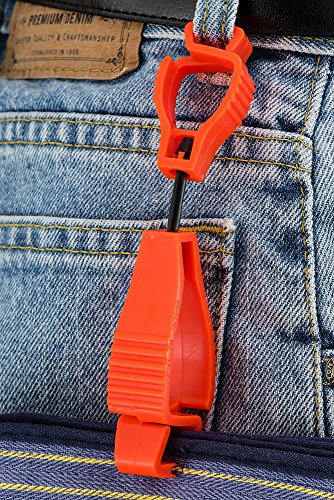 Glove Guard 1939OR Clip, Blaze Orange, Large