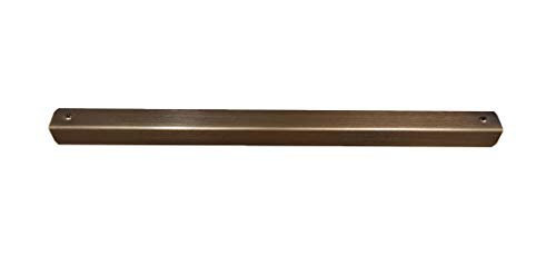 Homeware Bar Stool, Counter Stool, Foot Rail Scuff Plate with Screws, English Antique Brass Finish on Stainless Steel, 14" Length, Stool not Included