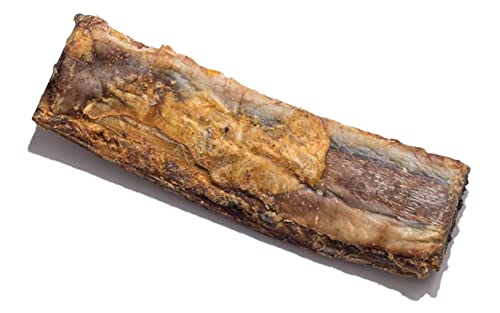 Jack&Pup Premium Grade Roasted Beef Ribs Dog Bone Treats – 6” Long All Natural Gourmet Dog Treat Chews – Savory Smoked Beef Flavor (8-Piece Pack)