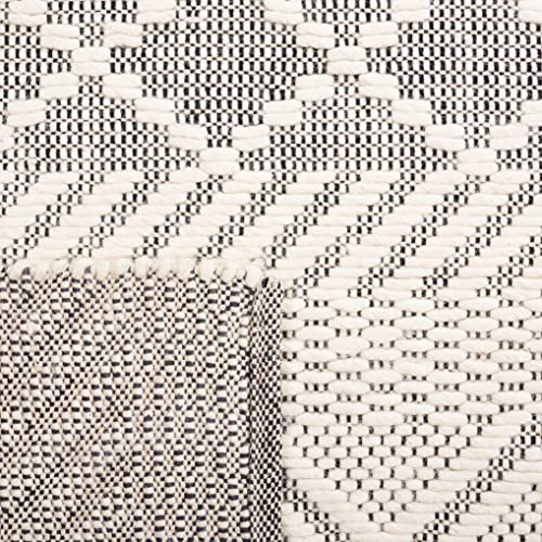 SAFAVIEH Natura Collection 6' x 9' Ivory NAT854A Handmade Moroccan Boho Tribal Wool Area Rug