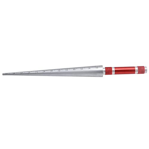Aperture Gauge, Stainless Steel Conical Inner Diameter Inspection Measurement Tool 3β15mm Used to Measure the Inner Diameter and Hole of Thin Walled Parts