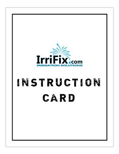 IrriFix Rain Bird Nozzle Set for Maxi Paw 2045A and Maxi Bird 2045-PJ Impact Rotor Sprinkler Heads with Instruction Card Irrigation Solutions - 4 Sets of 7 Nozzle Variations