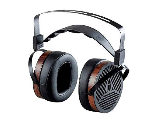 Monolith M1060 Over Ear Planar Magnetic Headphones - Black/Wood With 106mm Driver, Open Back Design, Comfort Ear Pads For Studio/Professional