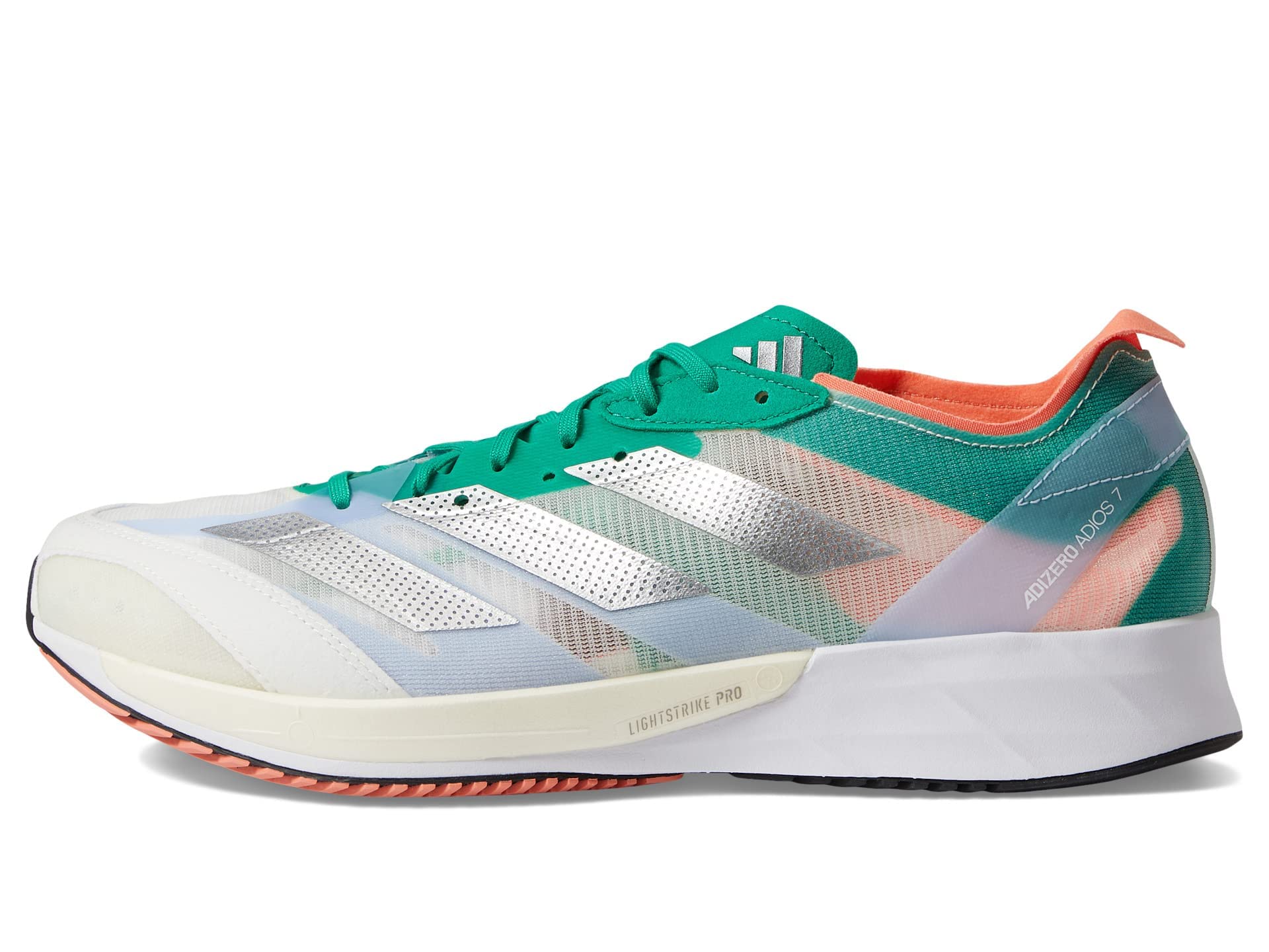 adidas Adizero Adios 7 Running Shoes Men's, White, Size 11.5