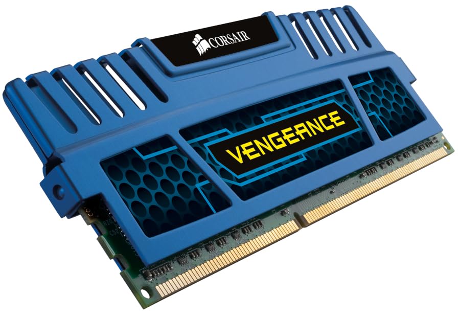 Corsair CMZ4GX3M1A1600C9B Vengeance Blue 4GB (1x4GB) DDR3 1600 MHz (PC3 12800) Desktop Memory 1.5V