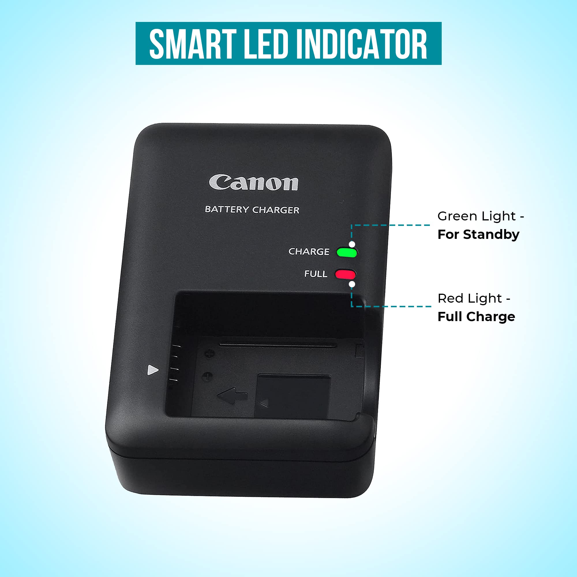 Excelshots CB-2LC Battery Charger + Professional NB-10L Li-ion Battery Pack| Battery Charger| Compatible with Canon PowerShot SX40 HS, SX50 HS, SX60 HS, G1X, G3X, G15, G16, Digital Camera