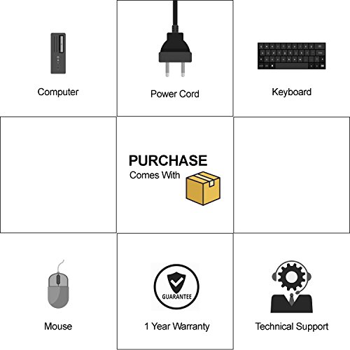 HP EliteDesk 800 G2 Desktop Mini Business PC, Intel Quad-Core i5-6500T up to 3.1G,16G DDR4,240G SSD,VGA,DP,Win 10 Pro 64 bit-Multi-Language Support English/Spanish (Renewed)
