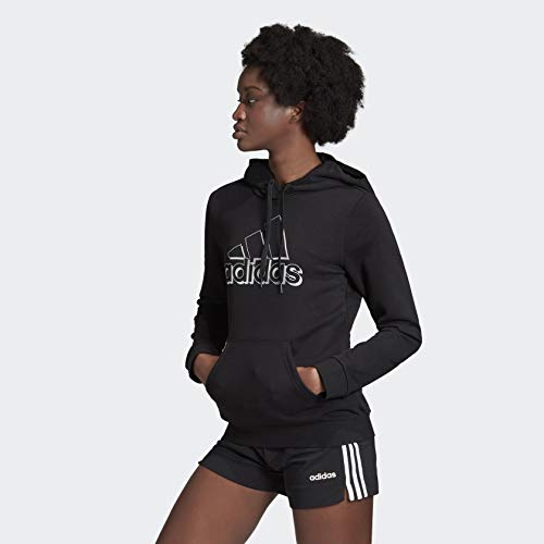 adidas Female Camo Inspired Graphic Tee, Black,M