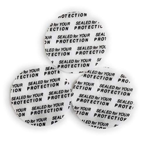 Rewarding Essentials 28mm Pressure Sensitive PS Foam Cap Liners Tamper Seal Cap Liner Sealed for your Protection (25)