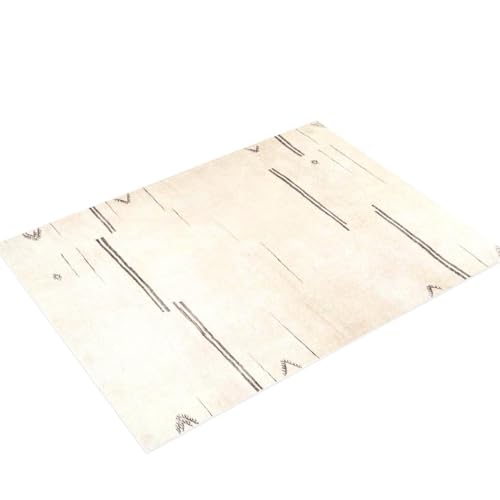 Livabliss x Becki Owens Rivi Moroccan Area Rug , 5'3" x 7', Cream/Charcoal