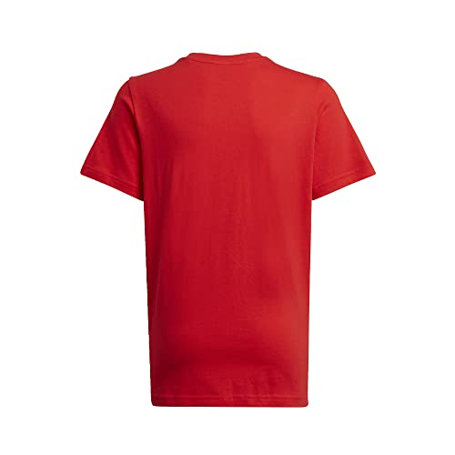 adidas Boys' Salah Football Graphic Tee, Vivid Red, Small