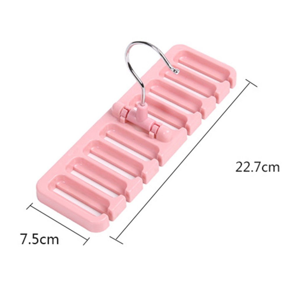 OKOKMALL US--Closet Storage Rack Tie Belt Scarf Organizer Space Saver Rotating Hanger Holder