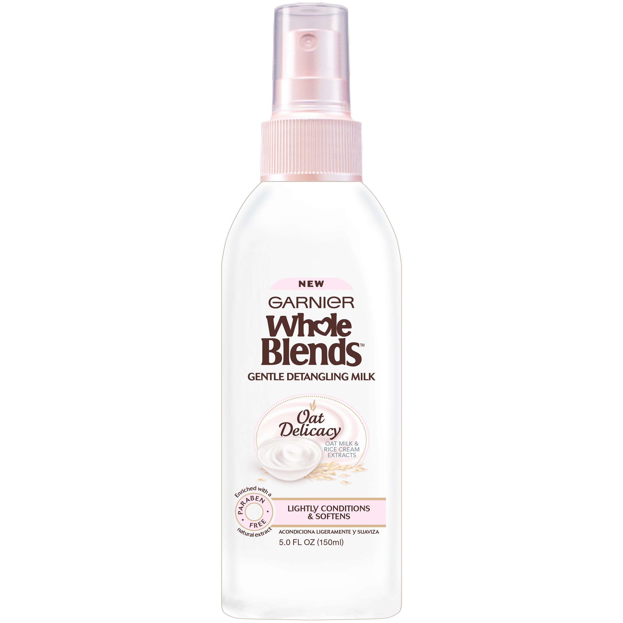 Garnier Whole Blends Gentle Detangling Hair Milk Oat Delicacy, 5 fl. oz.