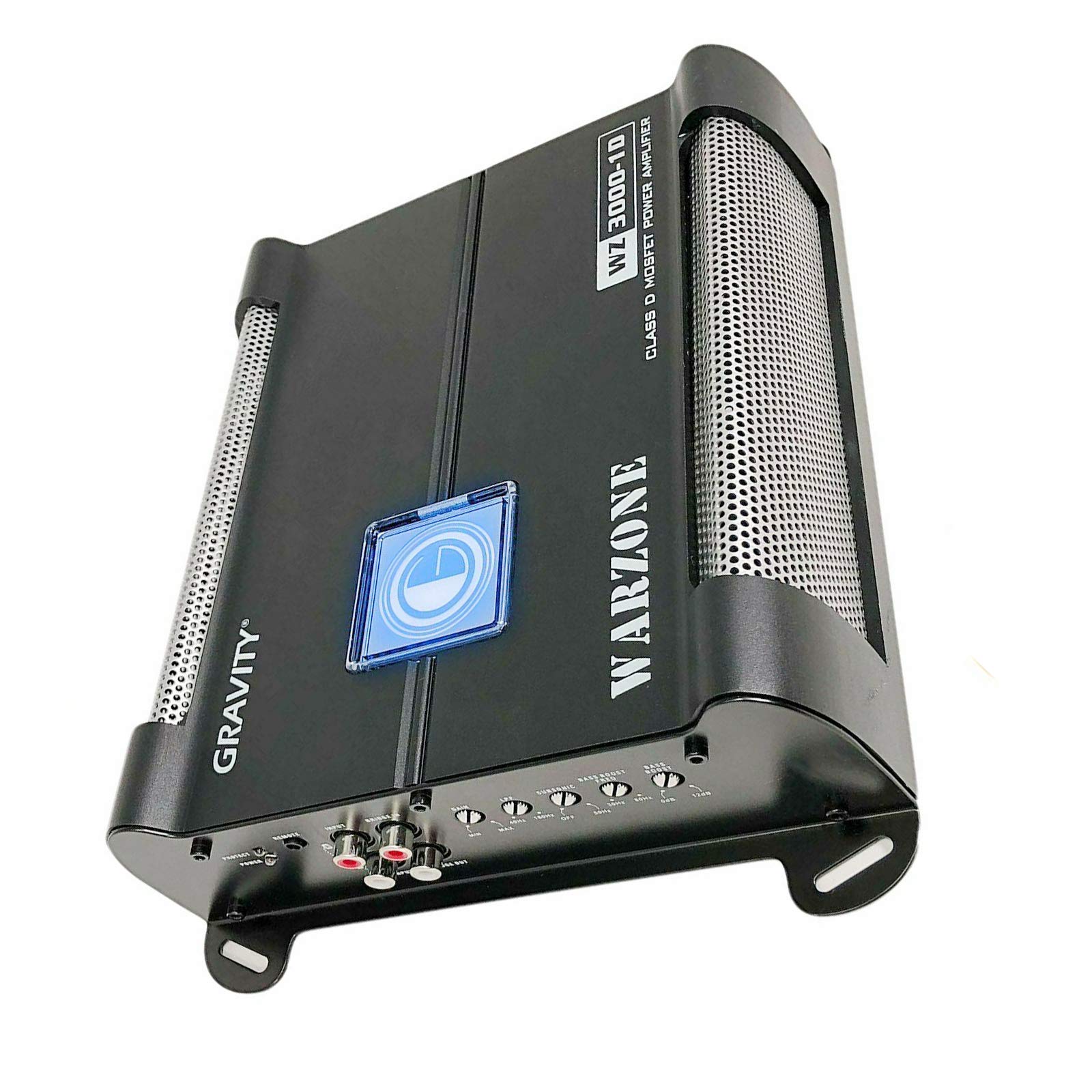 Car Amplifiers - Gravity Audio WZ3000.1D Warzone 3000W Class D Amp 1/2/4 Ohm Stable with Remote Sub Control