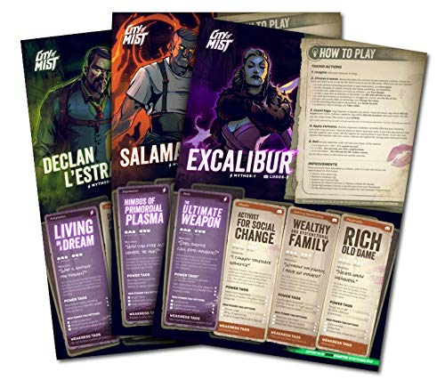 City of Mist Role-Playing Game Character Folio Pack